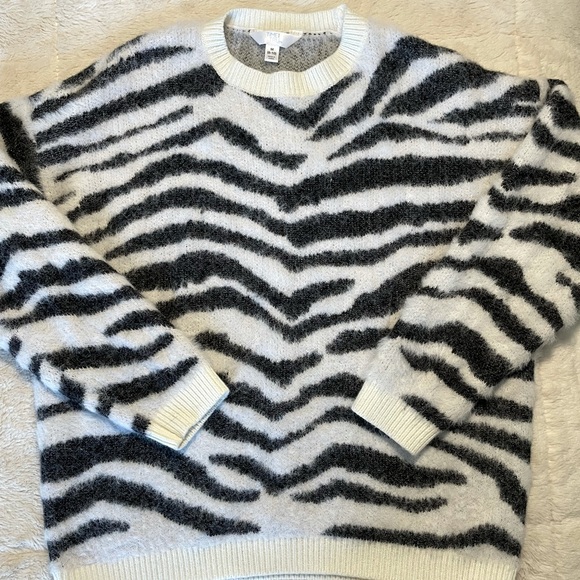 Sweaters | Zebra Print Sweater | Poshmark